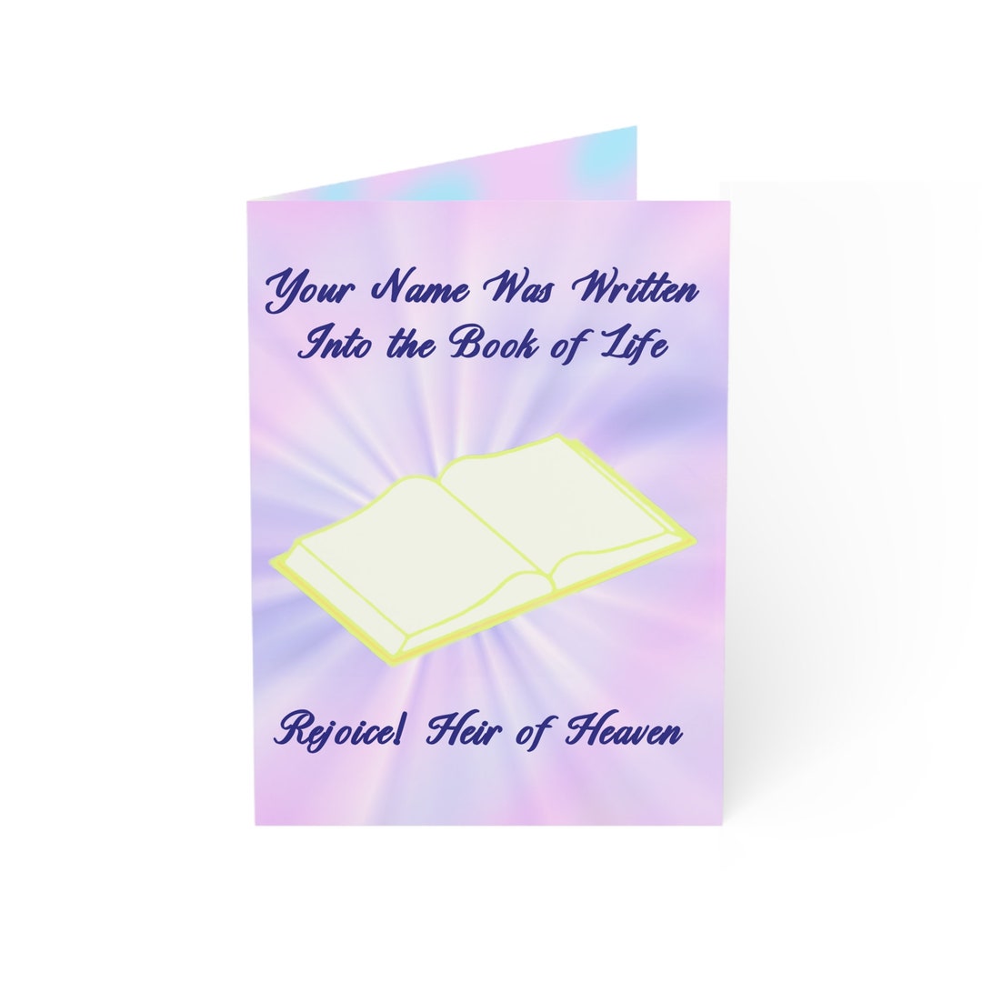 Baptismal Birthday Cards (1, 10, 30, and 50pcs) - Etsy