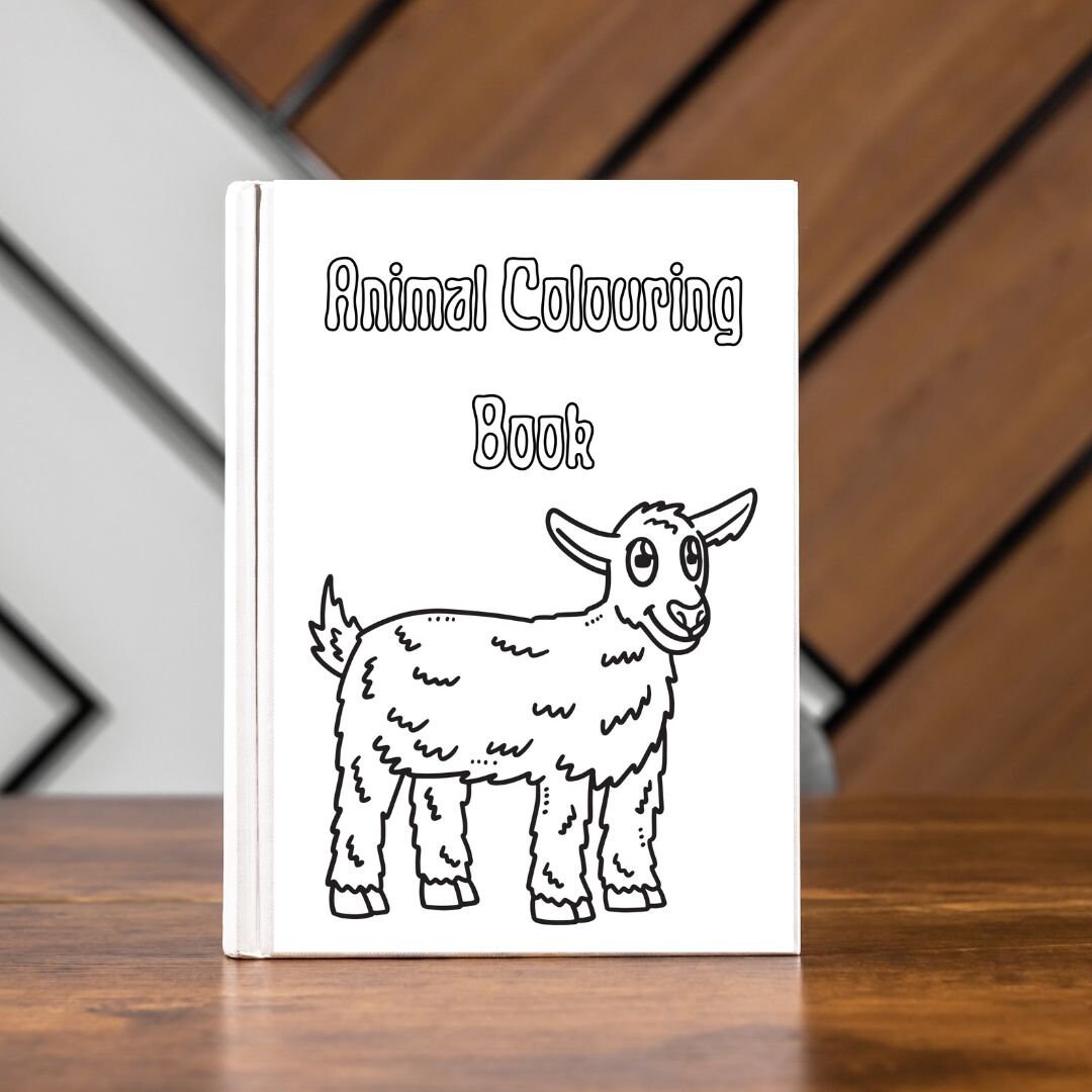 Digital Colouring Book! Digital File. Animal Colouring Book - Etsy