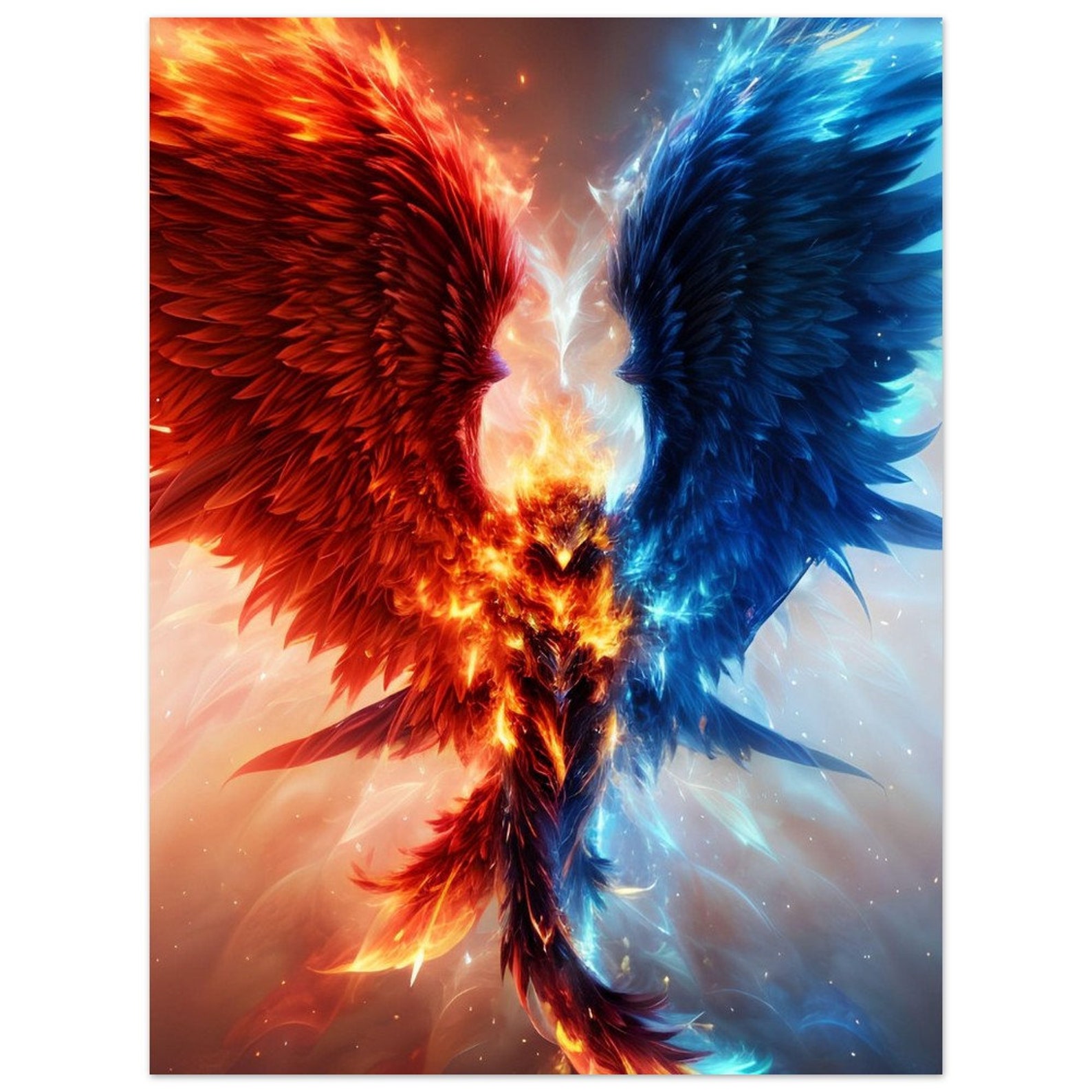 Phoenix's Polar Pyre - Poster - Etsy