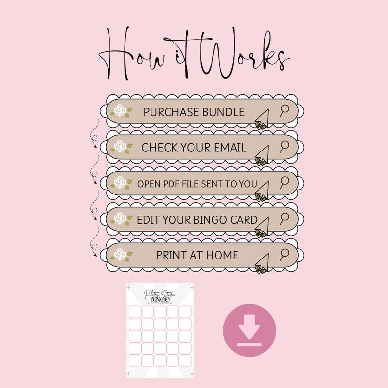 Pilates Studio Bingo Template, Client Engagement Game (editable Canva ...