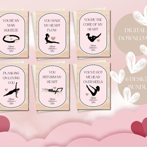 Pilates Valentine's Day Card, Yoga and Pilates Instructor Valentine ...
