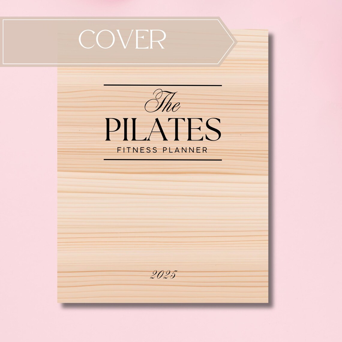 Pilates Digital Planner, Printable Fitness Tracker, Wellness Planner ...