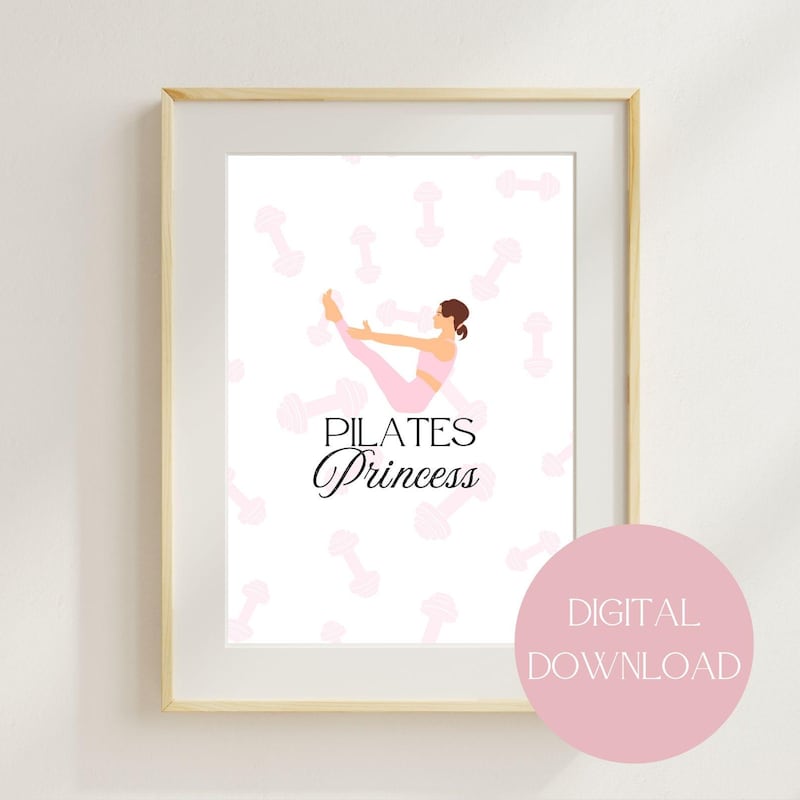 Pilates Art Print - Etsy