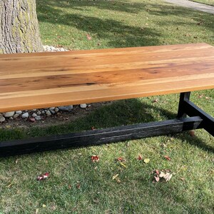 White Oak Farmhouse Dining Table, Rustic, Handcrafted Large Kitchen ...