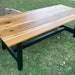 White Oak Farmhouse Dining Table, Rustic, Handcrafted Large Kitchen ...