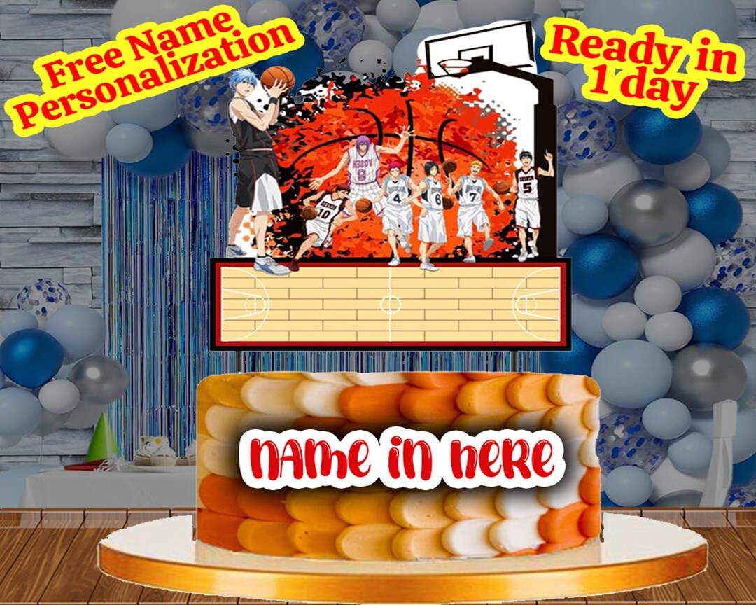 Cake Topper Custom Personalization Happy Birthday Party Supplies Favor ...