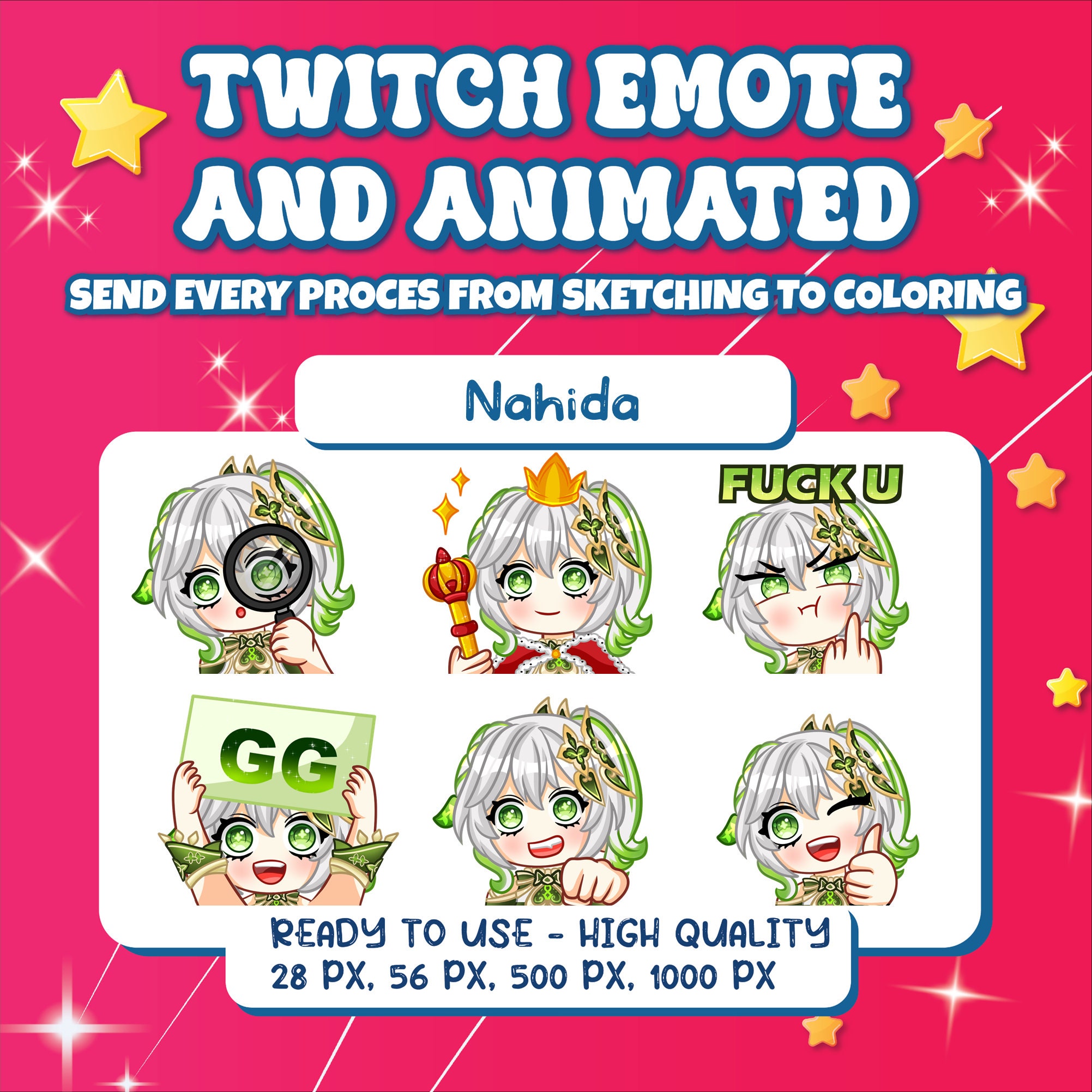 CUSTOM EMOTE I High Quality, Custom Twitch Emotes Animated Emotes and ...