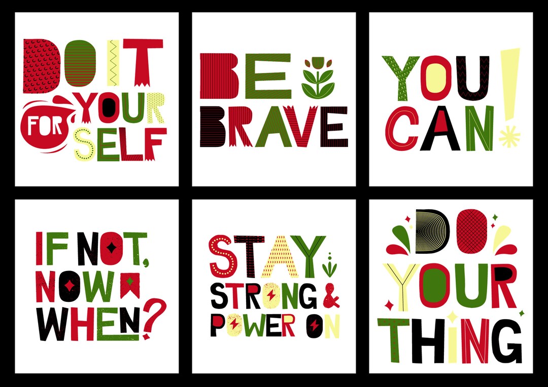 Black History Month Affirmation Cards - Etsy