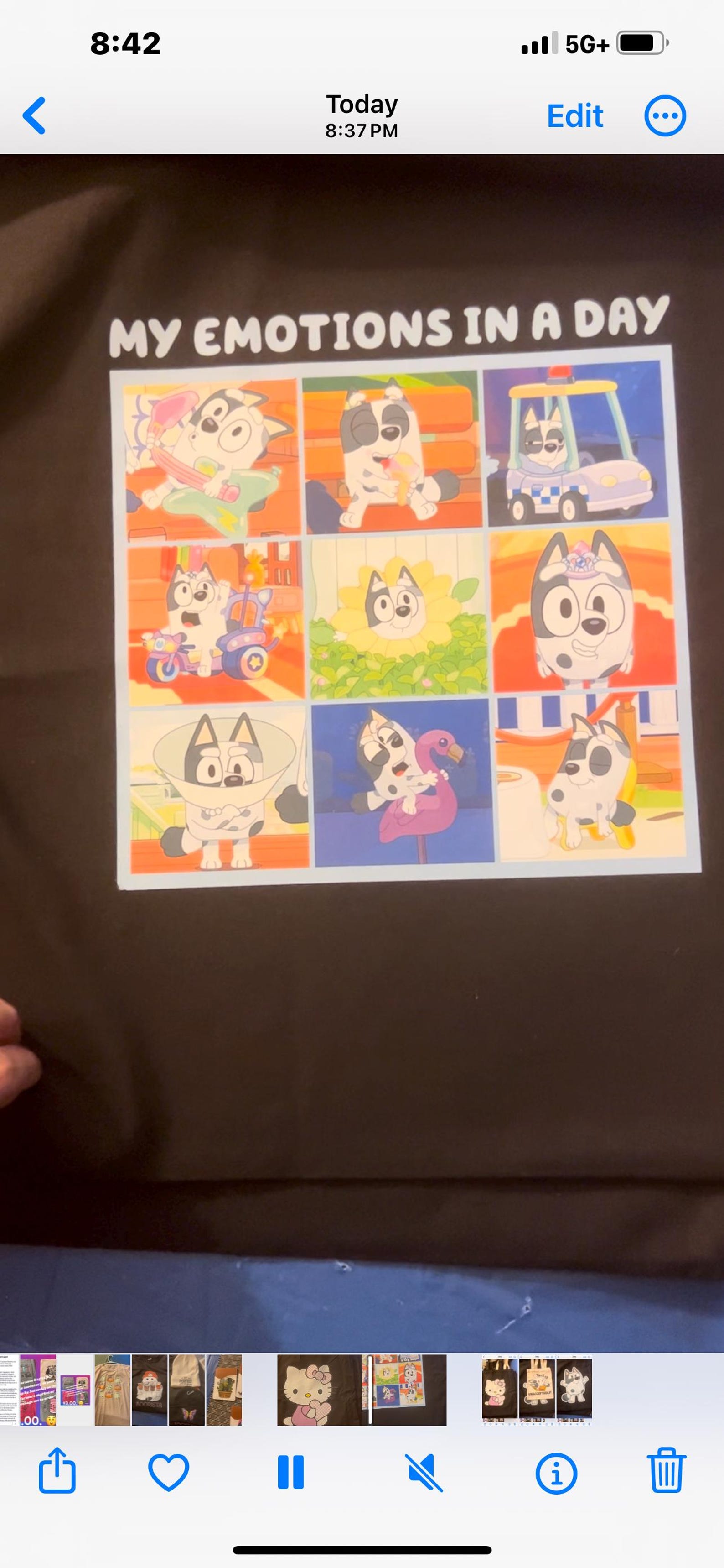 Bluey Emotions Tote - Etsy