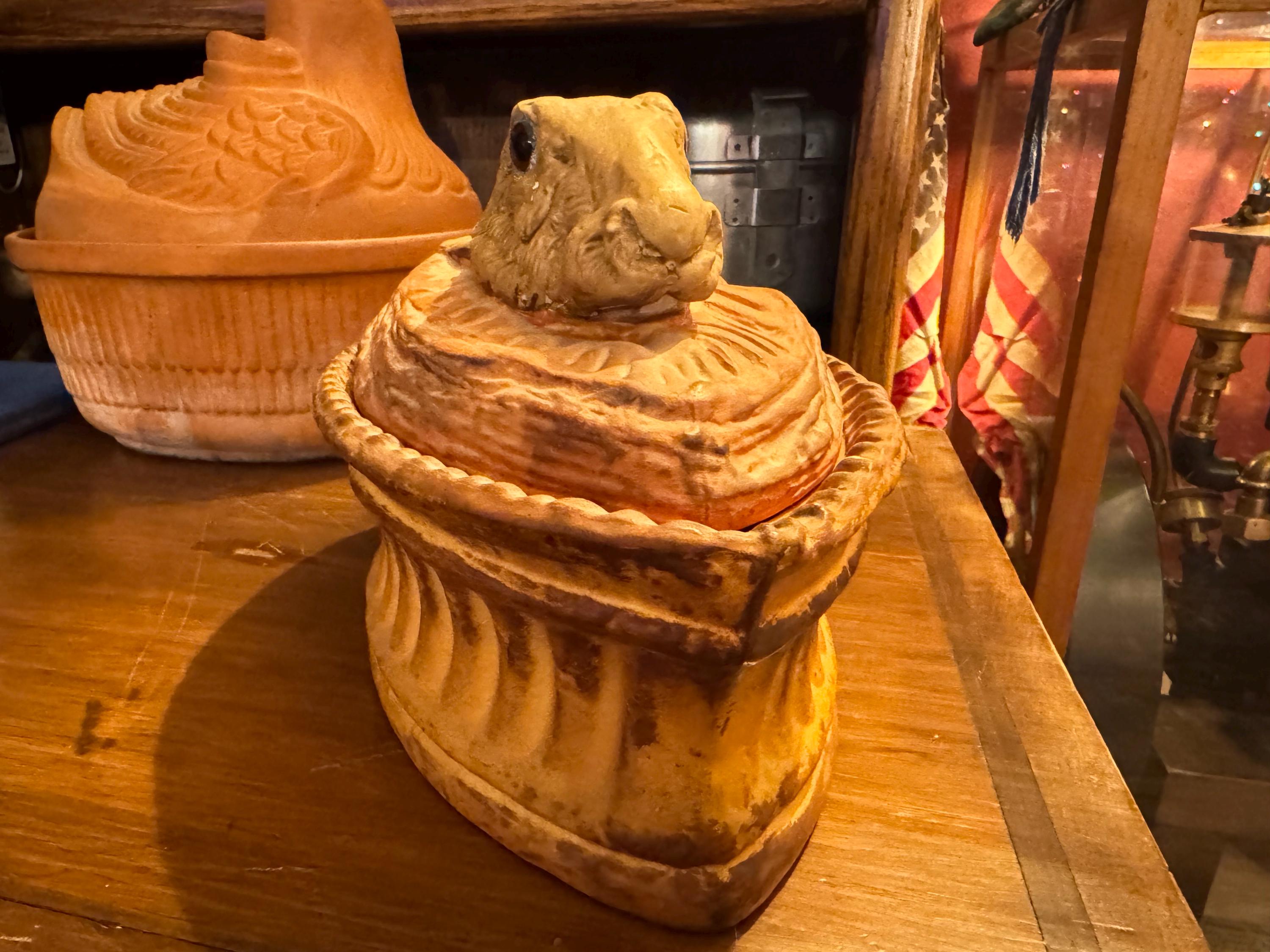 French Pillivuyt Rabbit Hare Terrine Covered Carrerole Dish Size No 5 ...