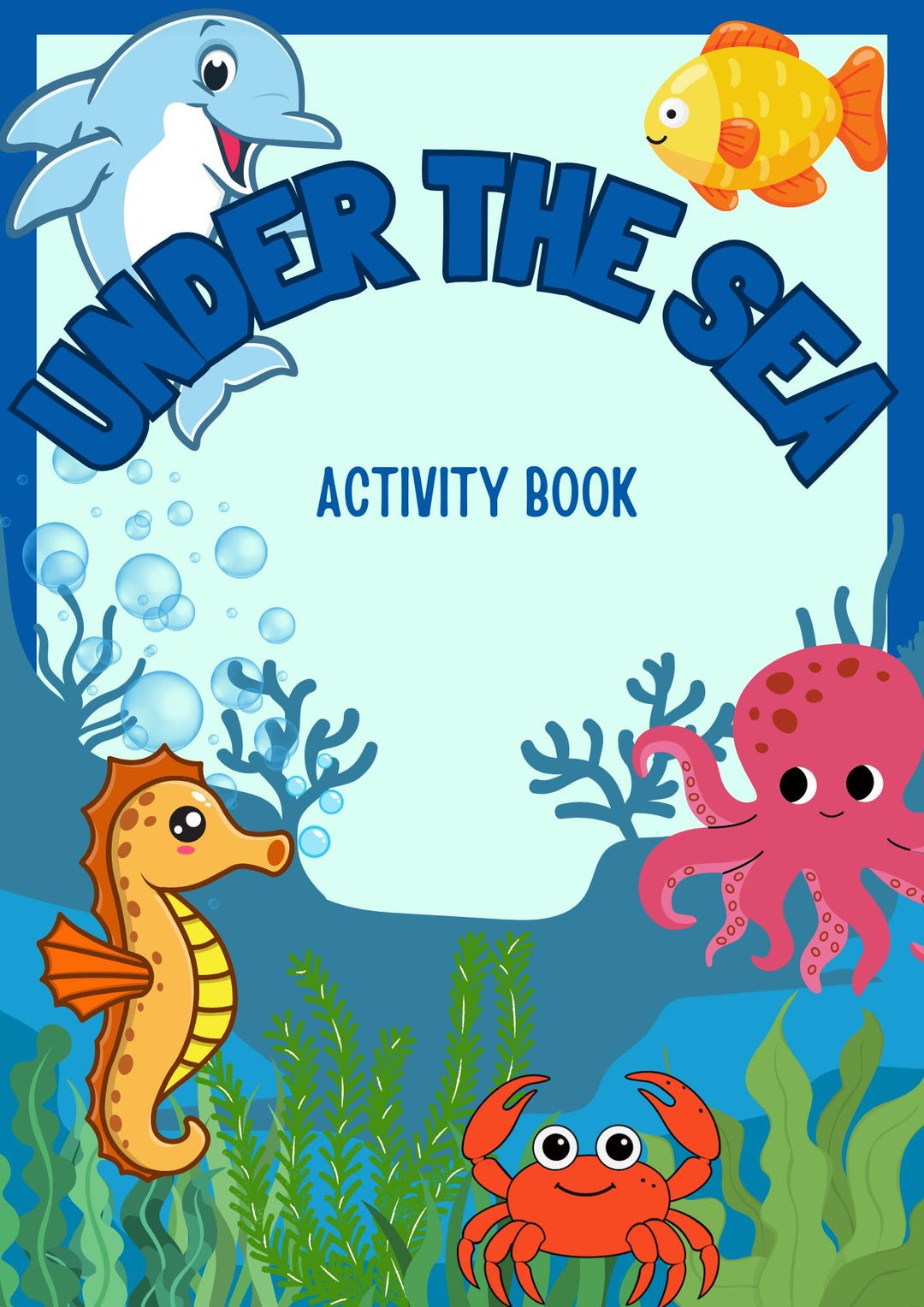 Under the Sea Activity Book - Etsy