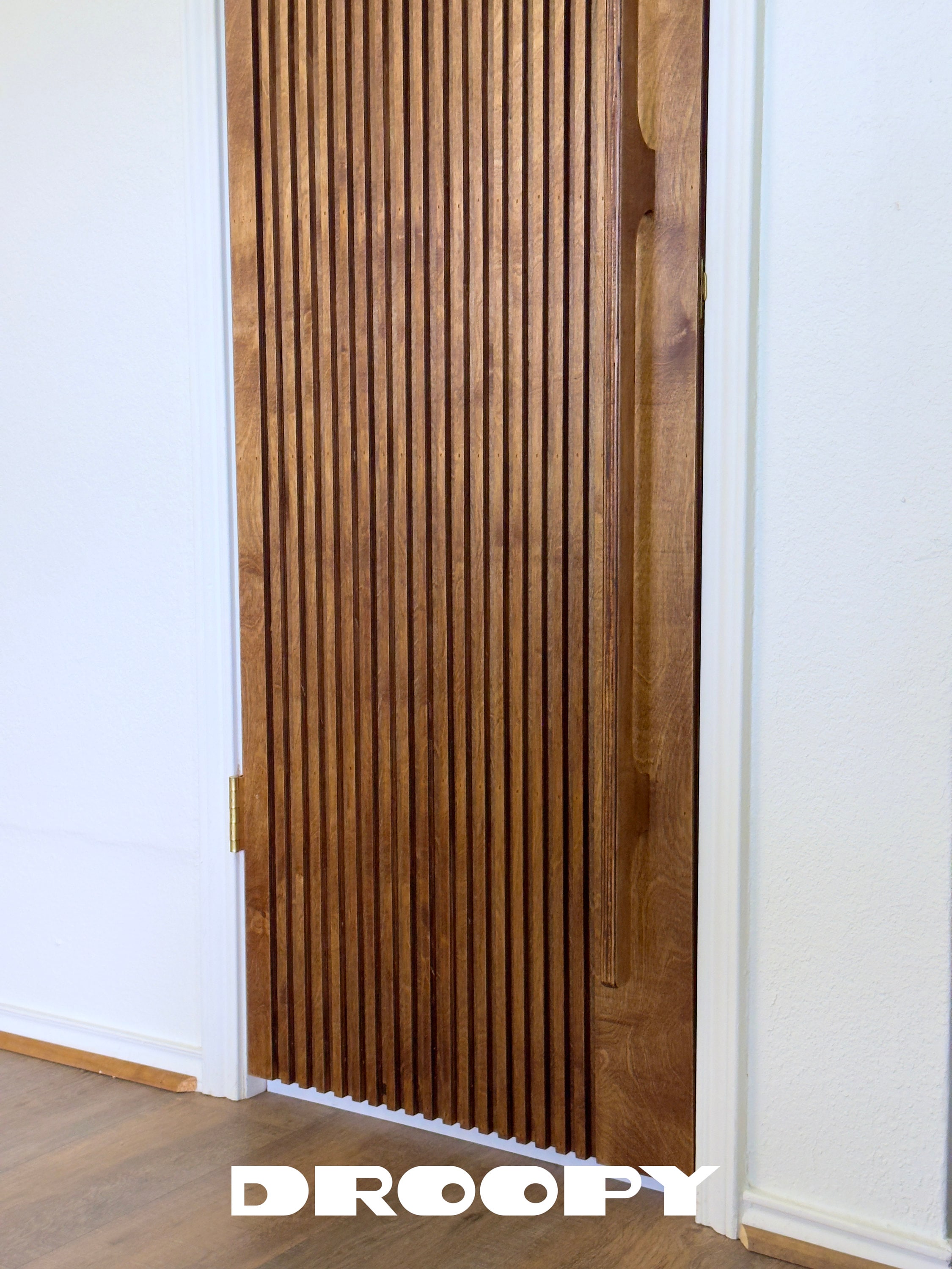 Slatted Interior Door Custom Size Made to Order Art Deco, Mid Century ...