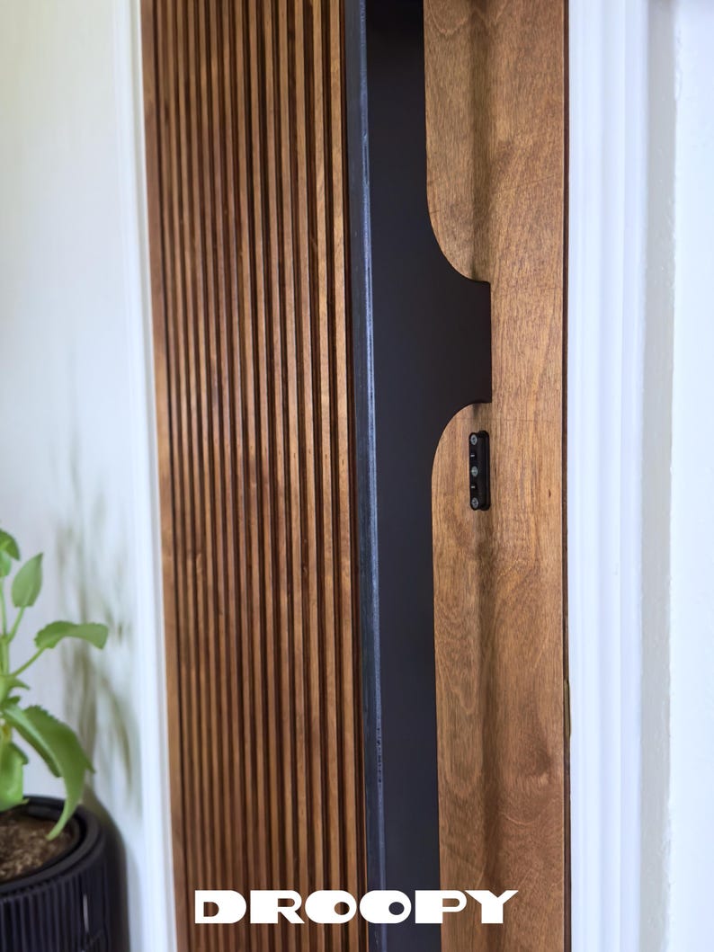 Mid Century Long Door Handle: Interior DIY, Apartment Friendly Gift ...