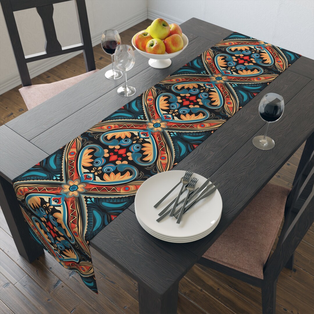 Siberian Pattern Table Runner - Etsy