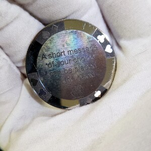 Custom Stainless Steel Coin Poker Card Protector - Etsy