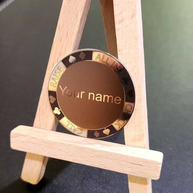 Custom Stainless Steel Coin Poker Card Protector - Etsy