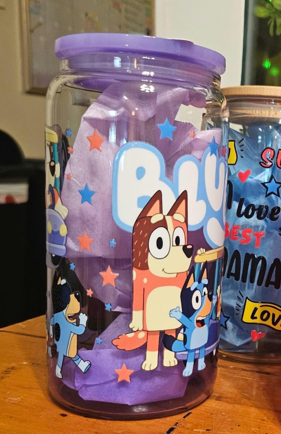 Bluey Family Cup Momlife Grannies Bingo Show Kids Family /limited ...