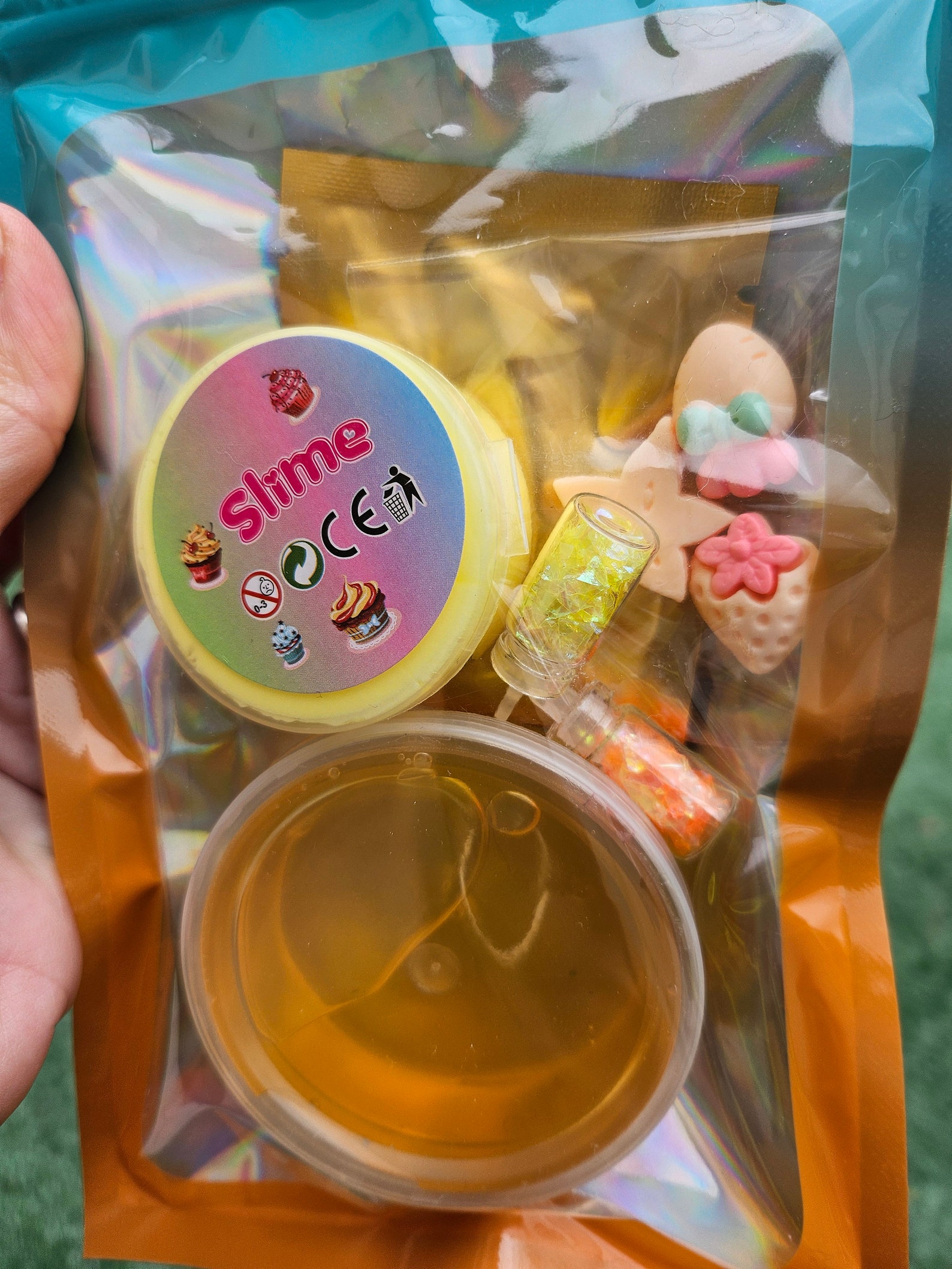 Blind Bag SLIME SET / Different Slimes /glitter Jars /charms /SURPRISE ...