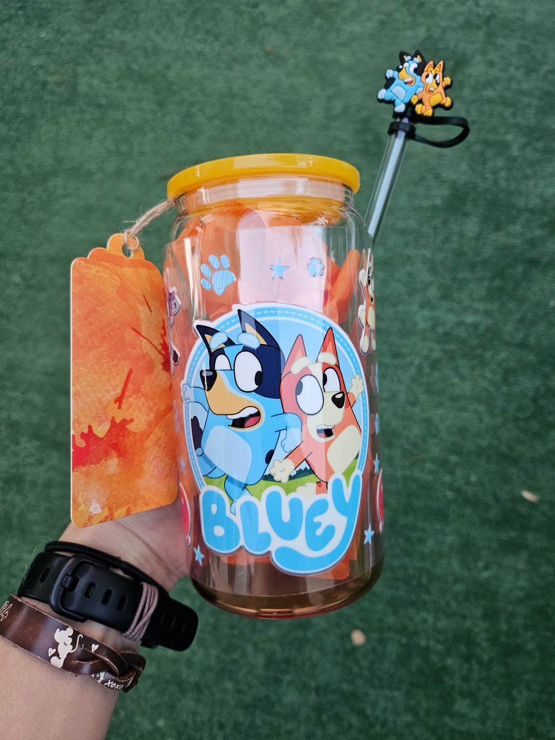 Bluey Orange Cup Momlife Grannies Bingo Show Kids Family /limited ...