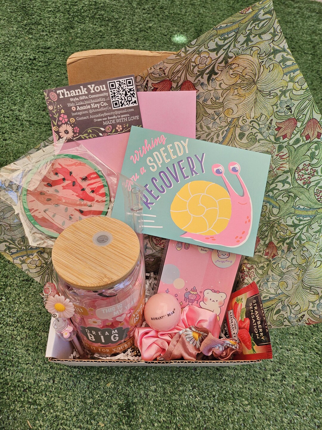 Ready-to-gift SPEEDY RECOVERY Gift Box/ Friend Family Feel Better Loved ...