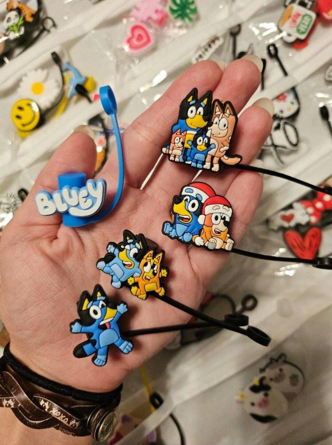 BLUEY SHOW Bingo Disney Hello Kitty Good Vibes Motivation Stitch Pooh ...