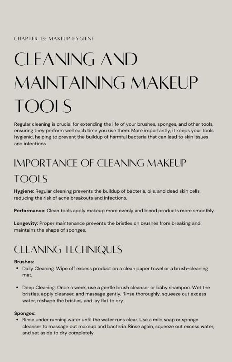 Beginner Makeup Guide PDF | 14-day Routine, Master Makeup Fast (digital ...