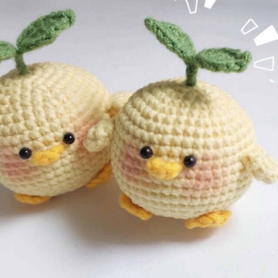 Crochet Cute Chickens Keychain, Crochet Chicken Amigurumi, Funny Chick ...