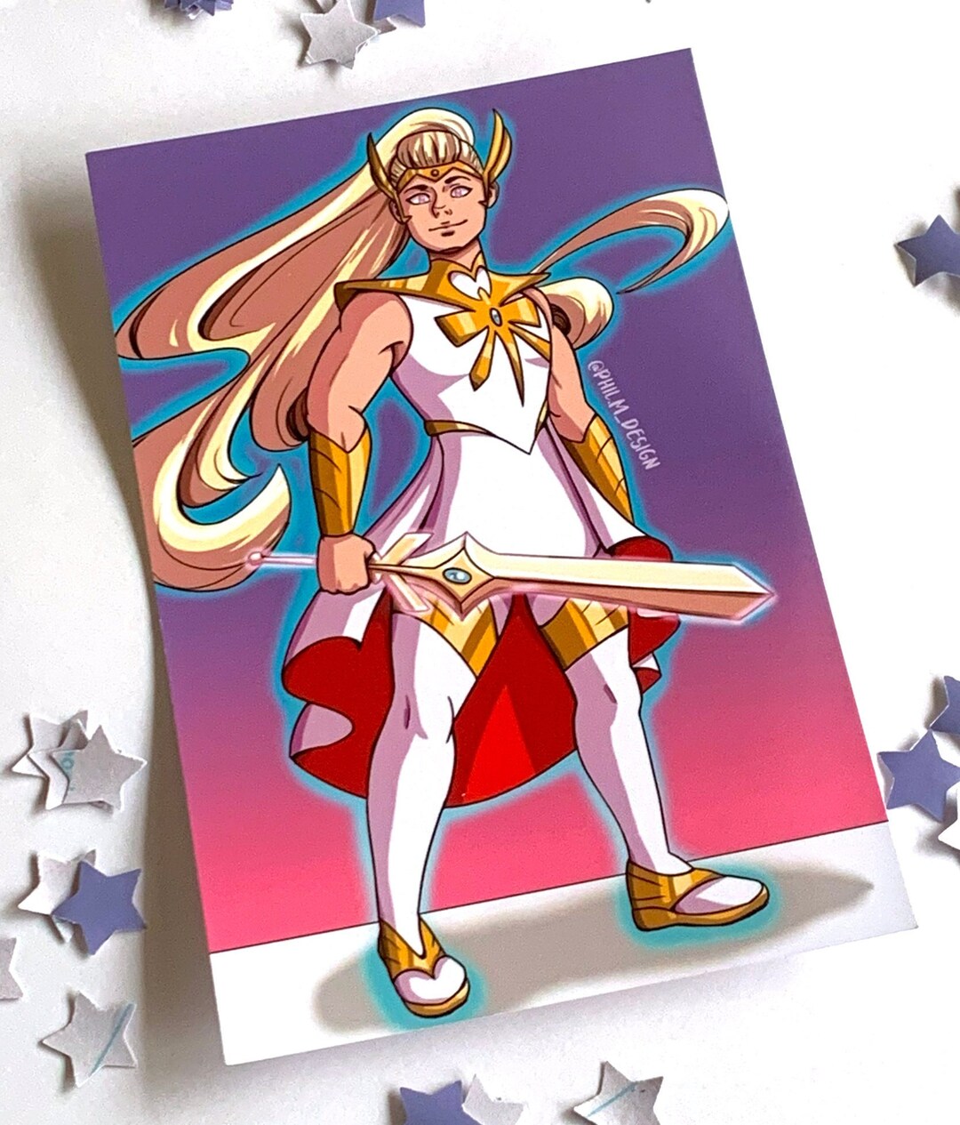 LIMITED AVAILABILITY Adora She Ra Art Print for Wall Art, Collection ...
