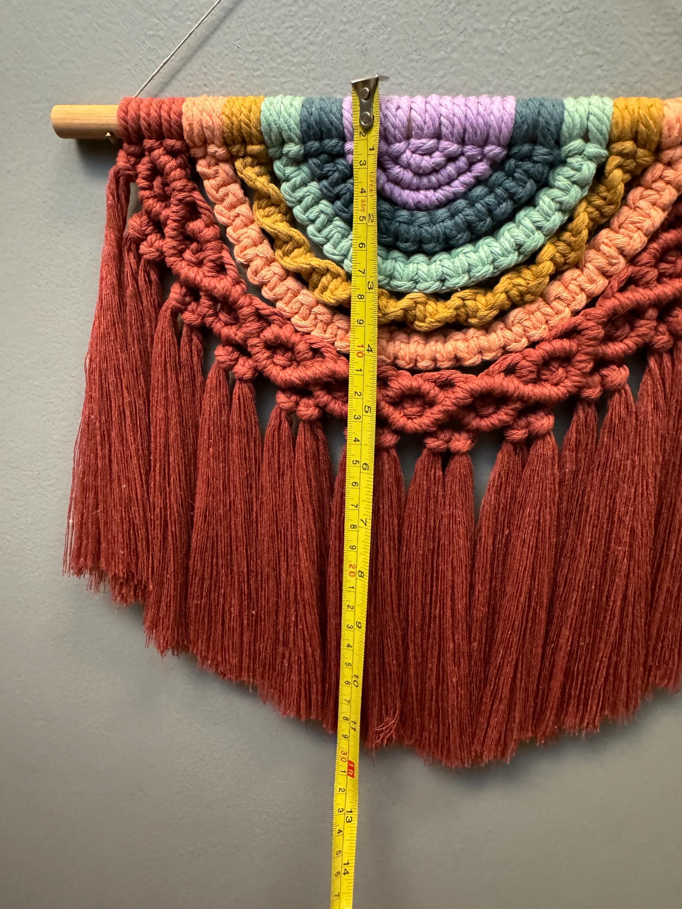 Rainbow Half Mandala Wall Hanging - Etsy