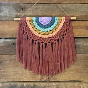 Rainbow Half Mandala Wall Hanging - Etsy