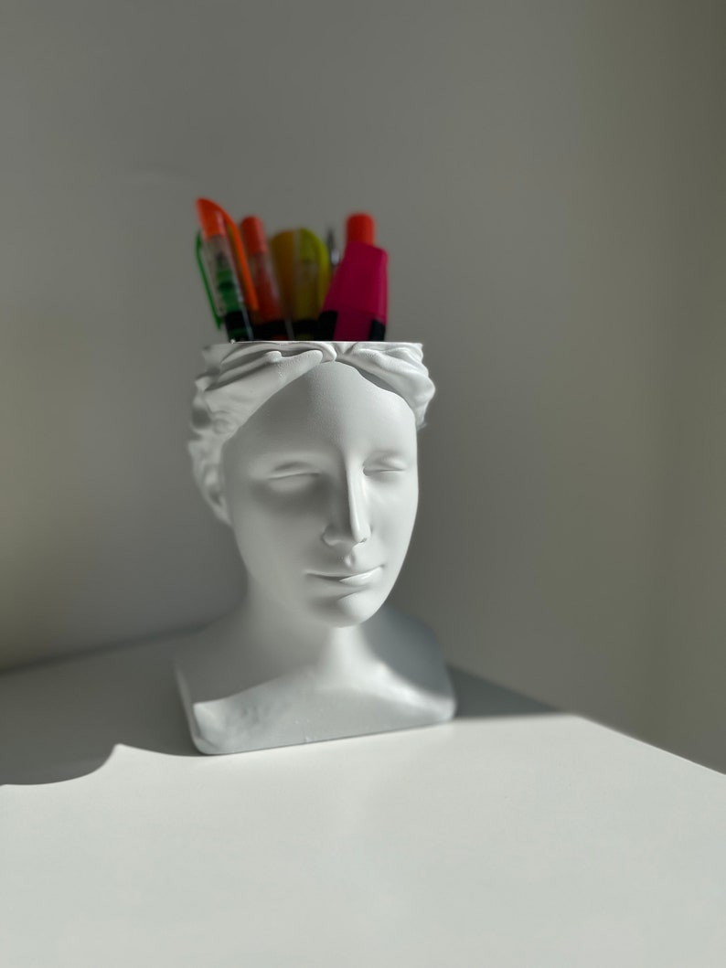 3d Printable Planter, 3d Printable Pencil Holder, Flower Pot Stl ...