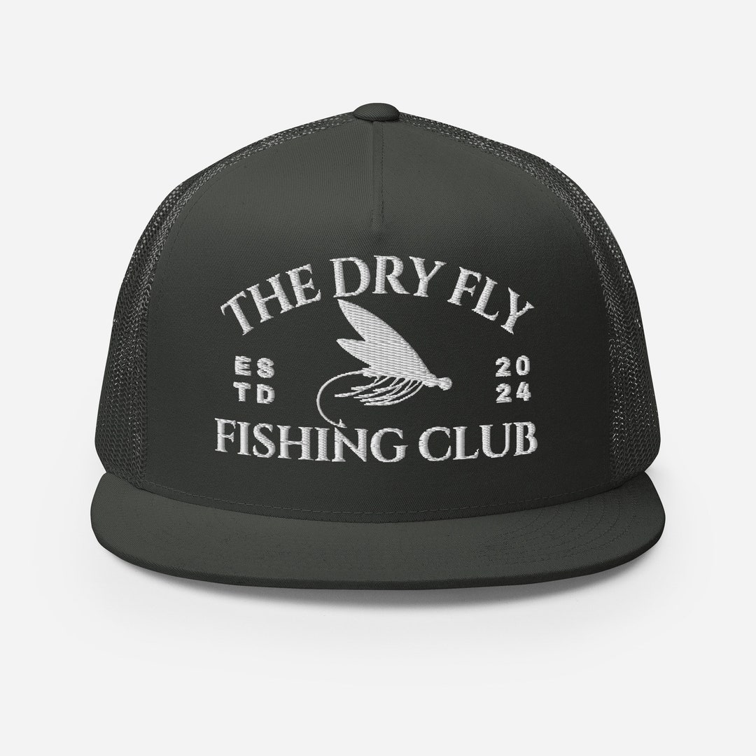 Trucker Cap Dry Fly Fishing Club Hat - Etsy