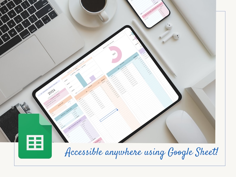2025 Money Tracker Google Sheet: Multiple Accounts Budget (digital) - Etsy