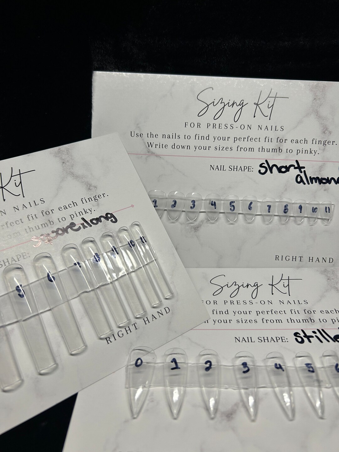 Sizing Kit for Press-on Sets - Etsy
