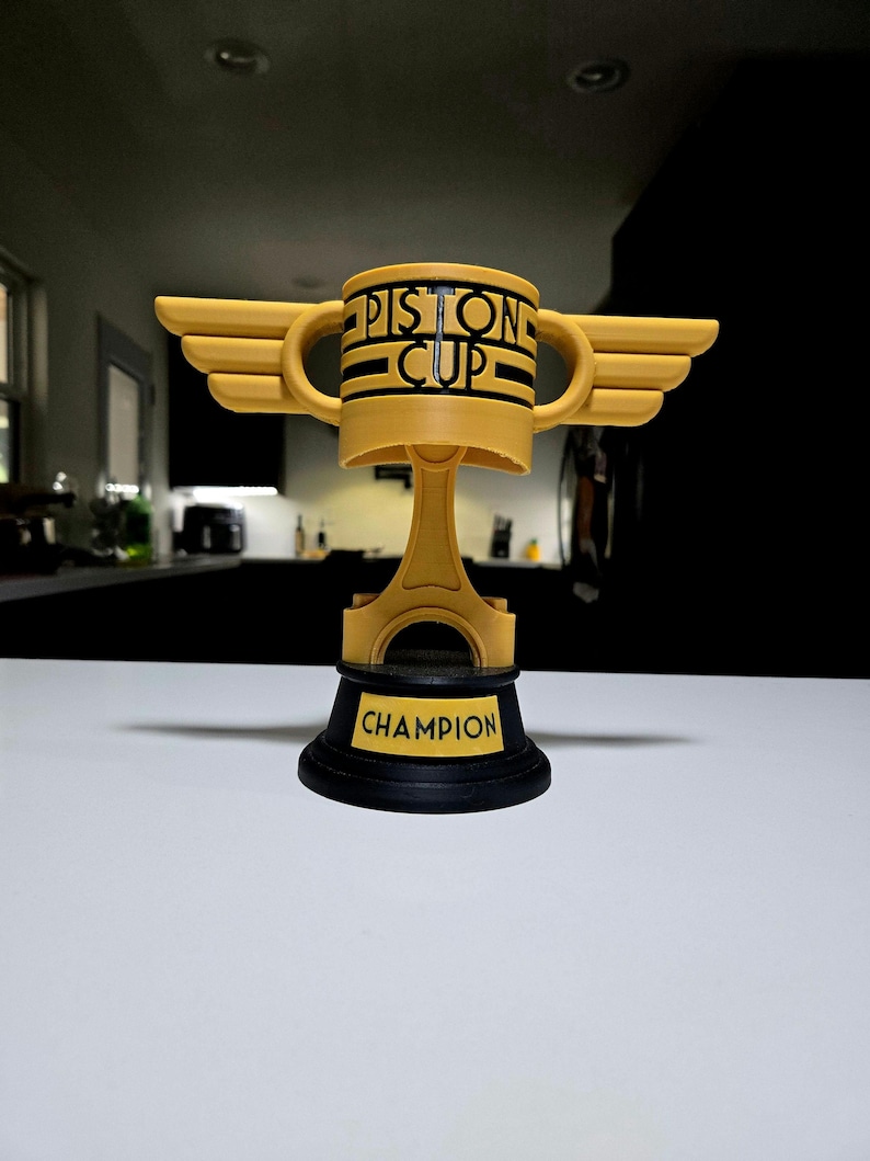 Piston Cup Trophy 3D - Etsy