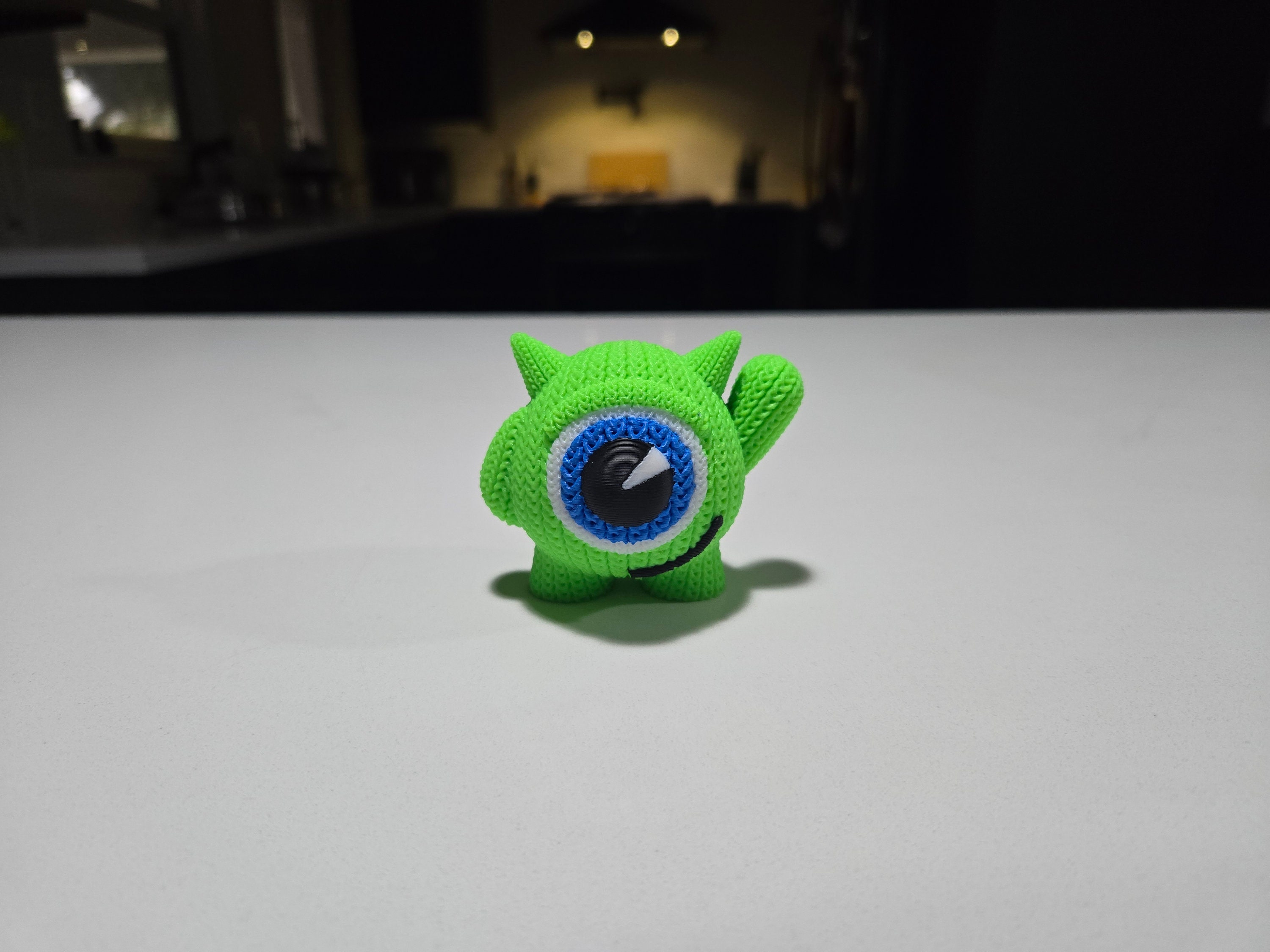 3D Printed Mike Wazowski Crochet - Etsy