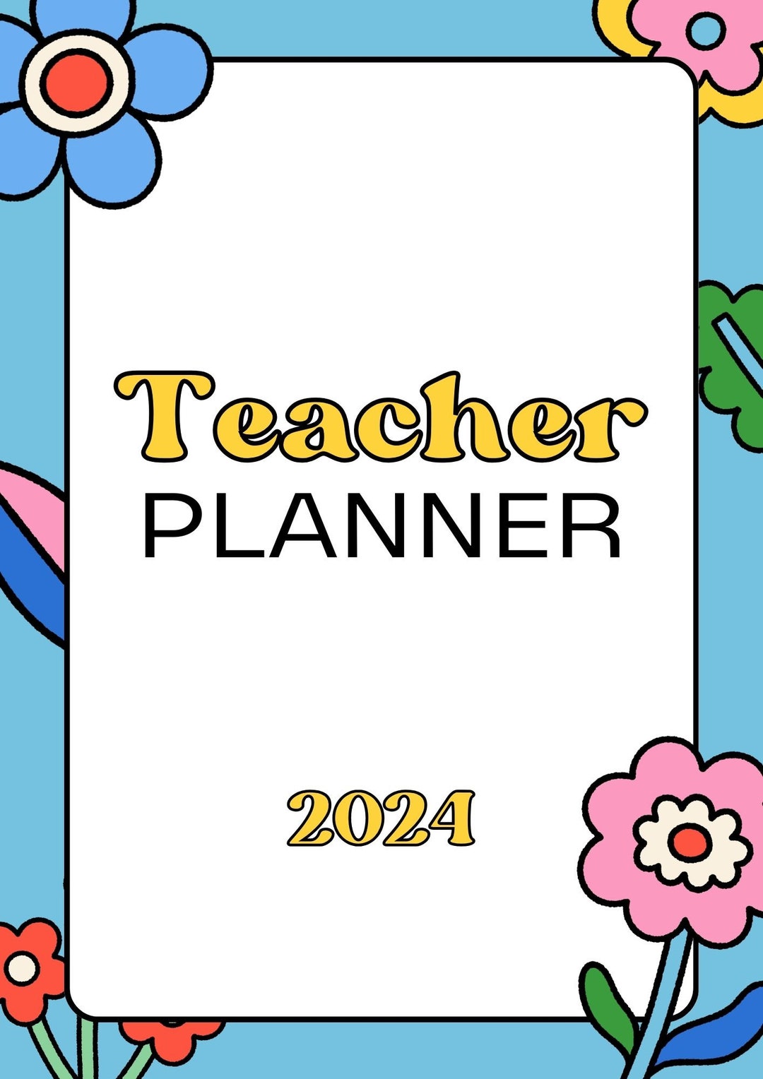 Teacher Planner Pack, Cute Pack 5 Different Teacher Needs, Daily Ed ...