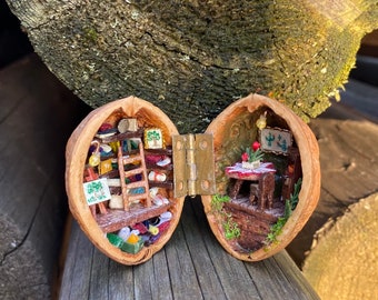 Walnut Shell Diorama - Etsy