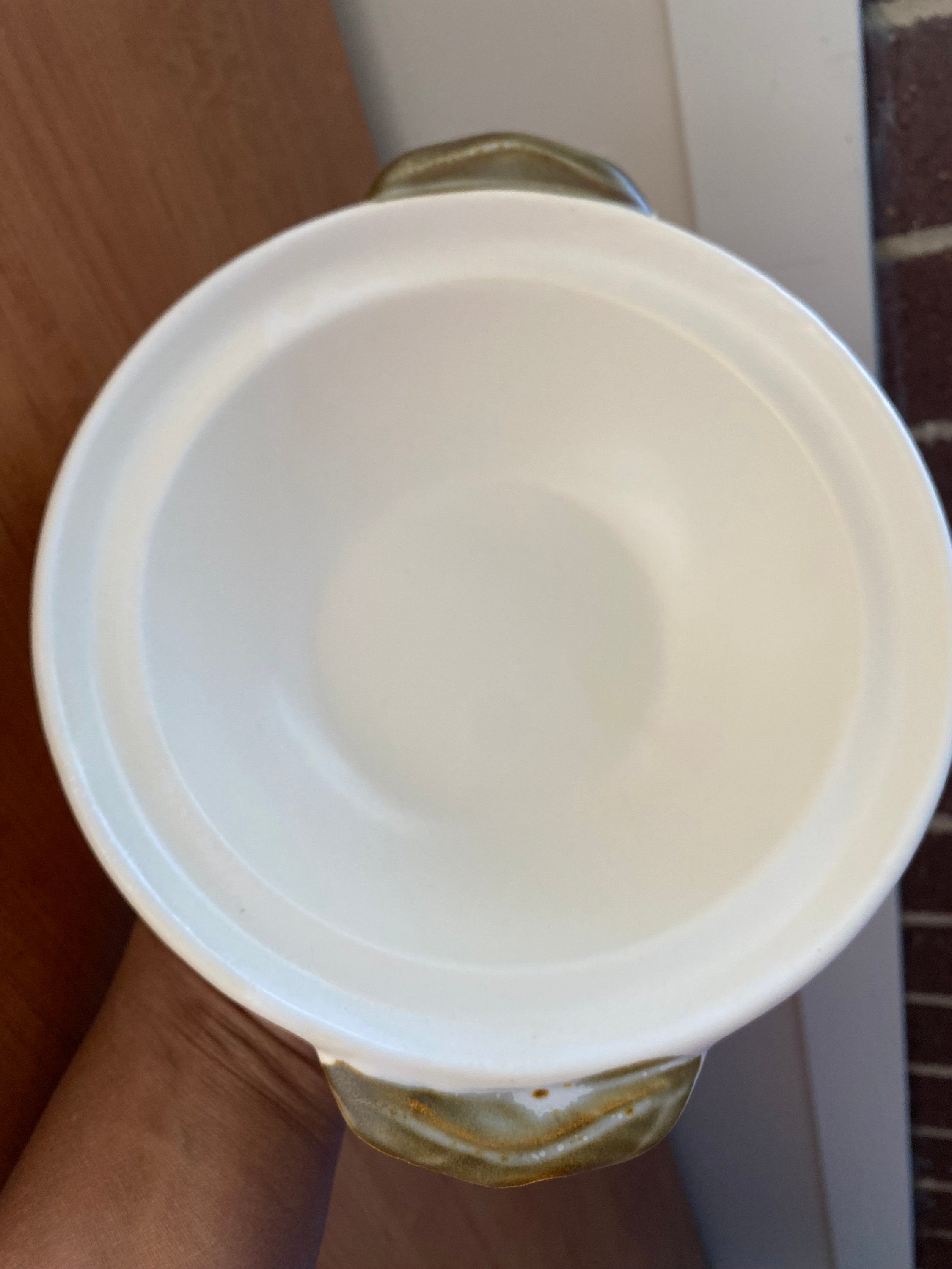 Vintage Donabe Japanese Ceramic Rice Cooker With a Burnt Orange & Beige ...