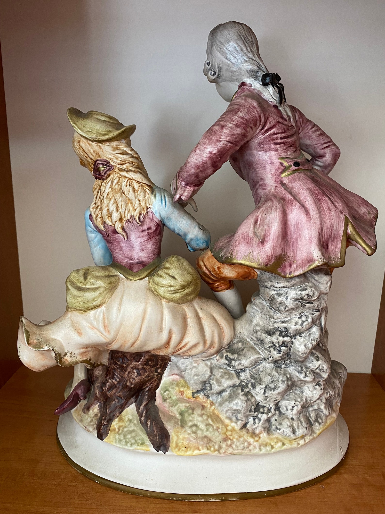 Capodimonte N Italian Porcelain Figurine Victorian Style Couple 1960s ...