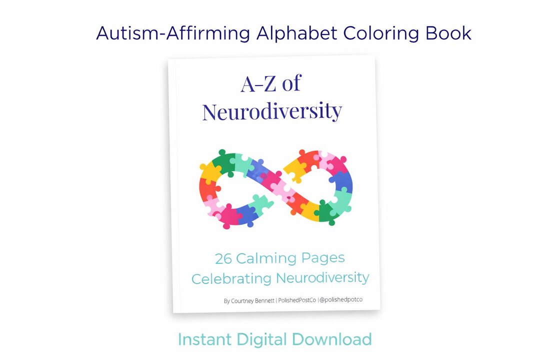 A–Z of Neurodiversity Coloring Book | Autism Affirming Alphabet ...