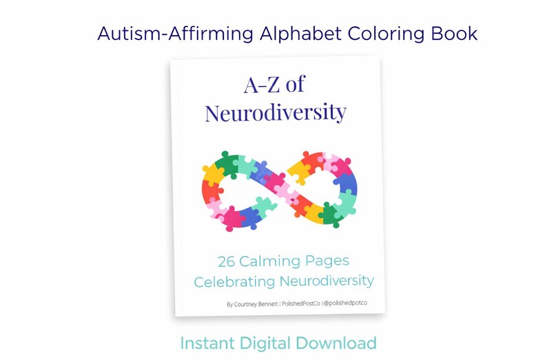 A–Z of Neurodiversity Coloring Book | Autism Affirming Alphabet ...
