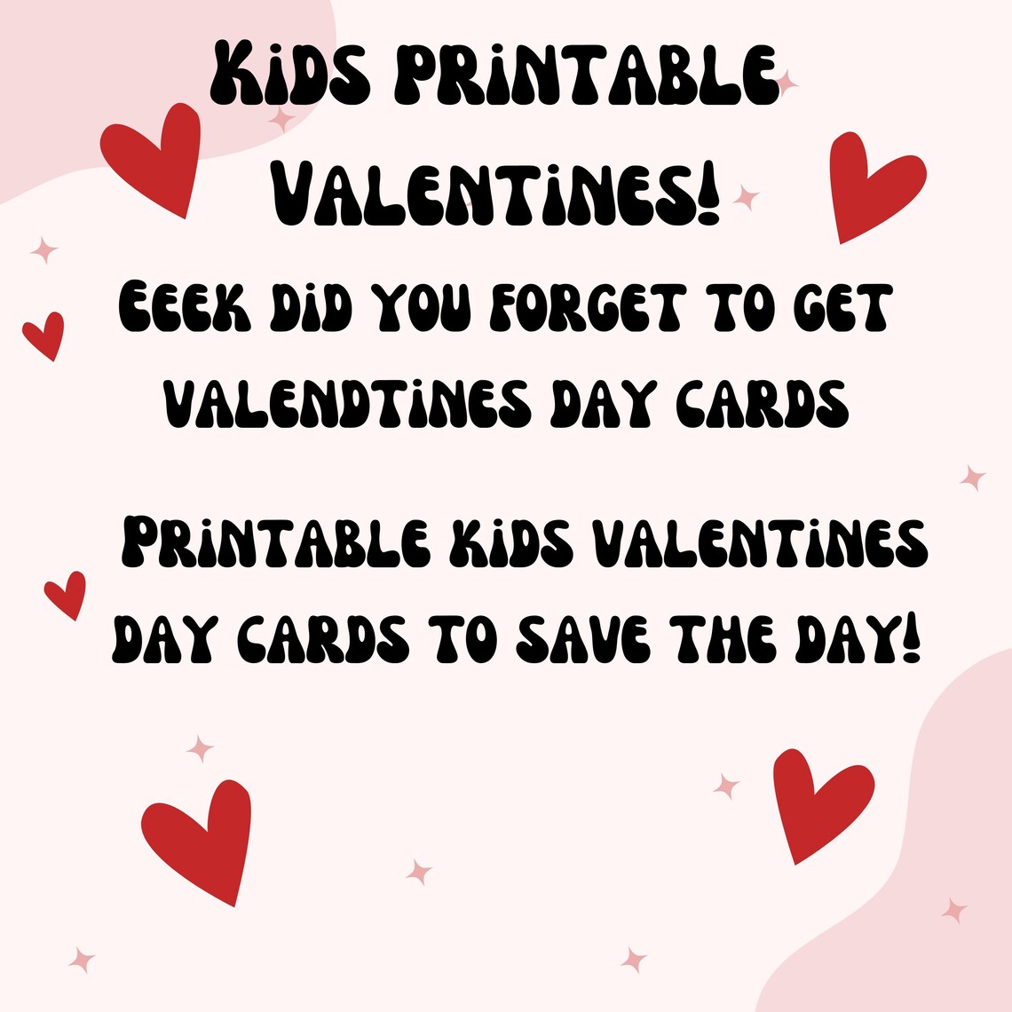 Printable Class Valentines Day Cards, Printable Valentines Day Card for ...