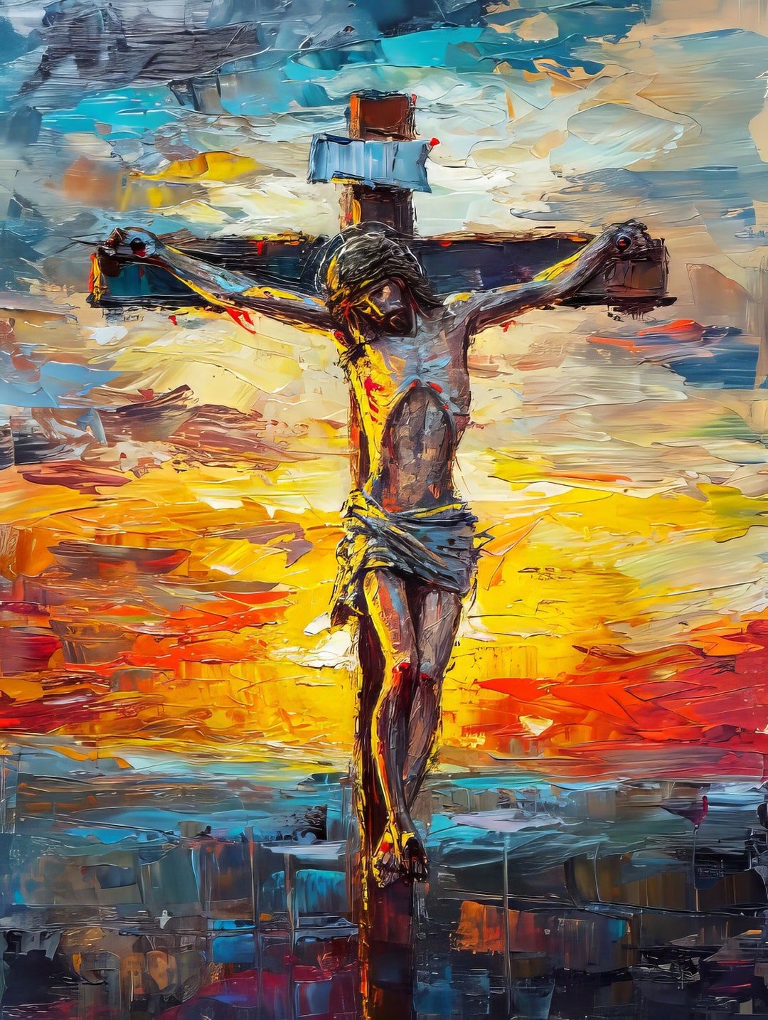 The Christian World in Design Elements. All Major Christianity Scenes ...