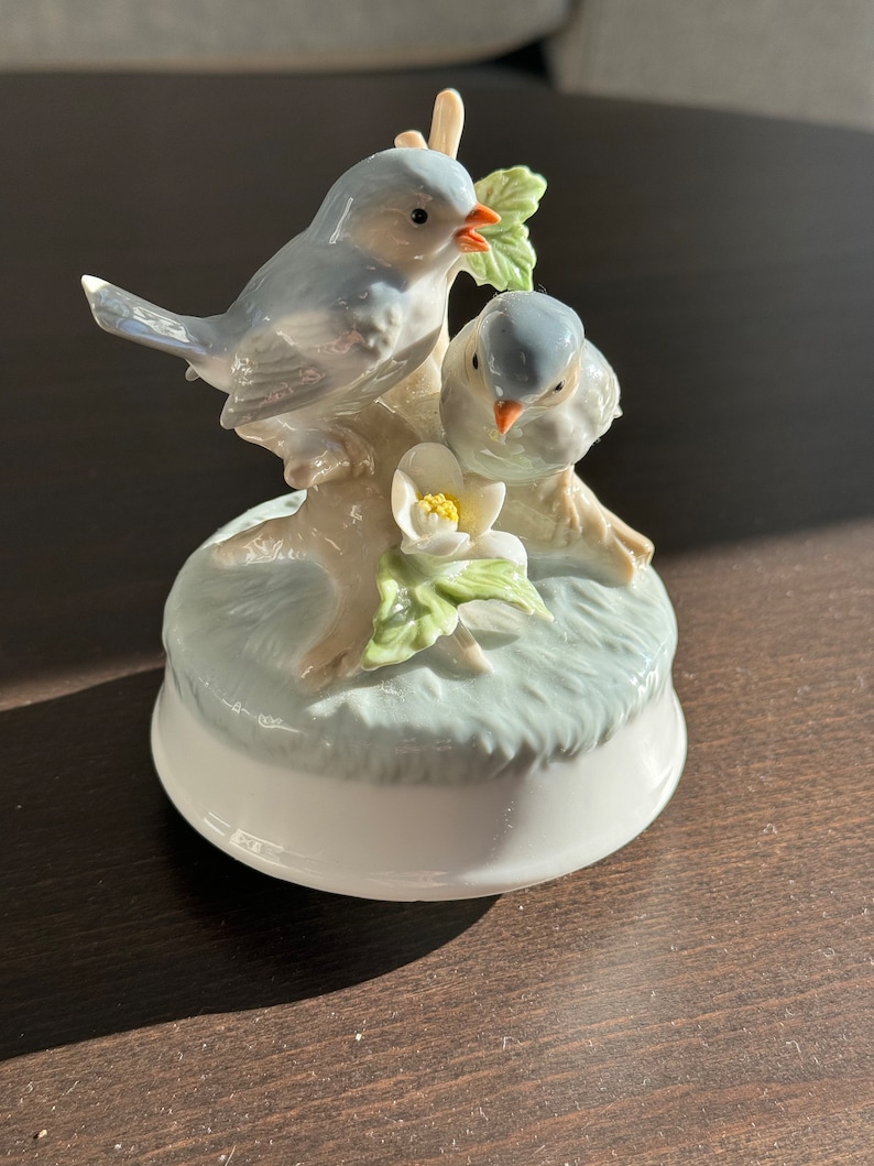 Ceramic Bird Music Box - Etsy