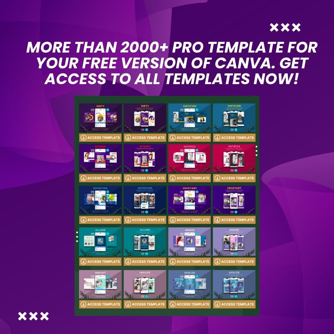 Trending Template - 2000+ Canva Pro Template Easy to Use - Etsy