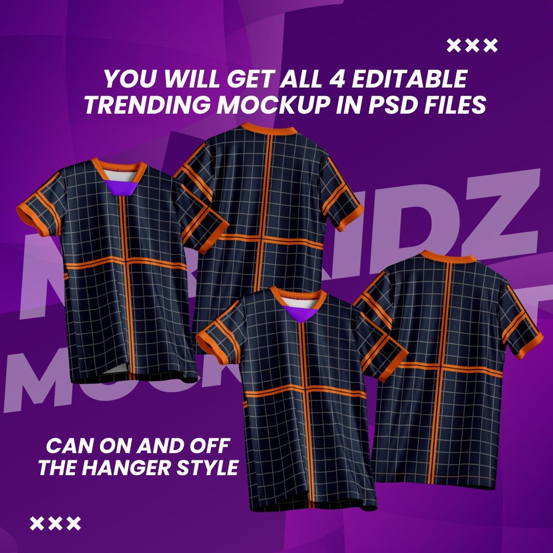 Trending Mockup 4 in 1 NFL Jersey Mockup in PSD Files | Tshirt Mockup ...