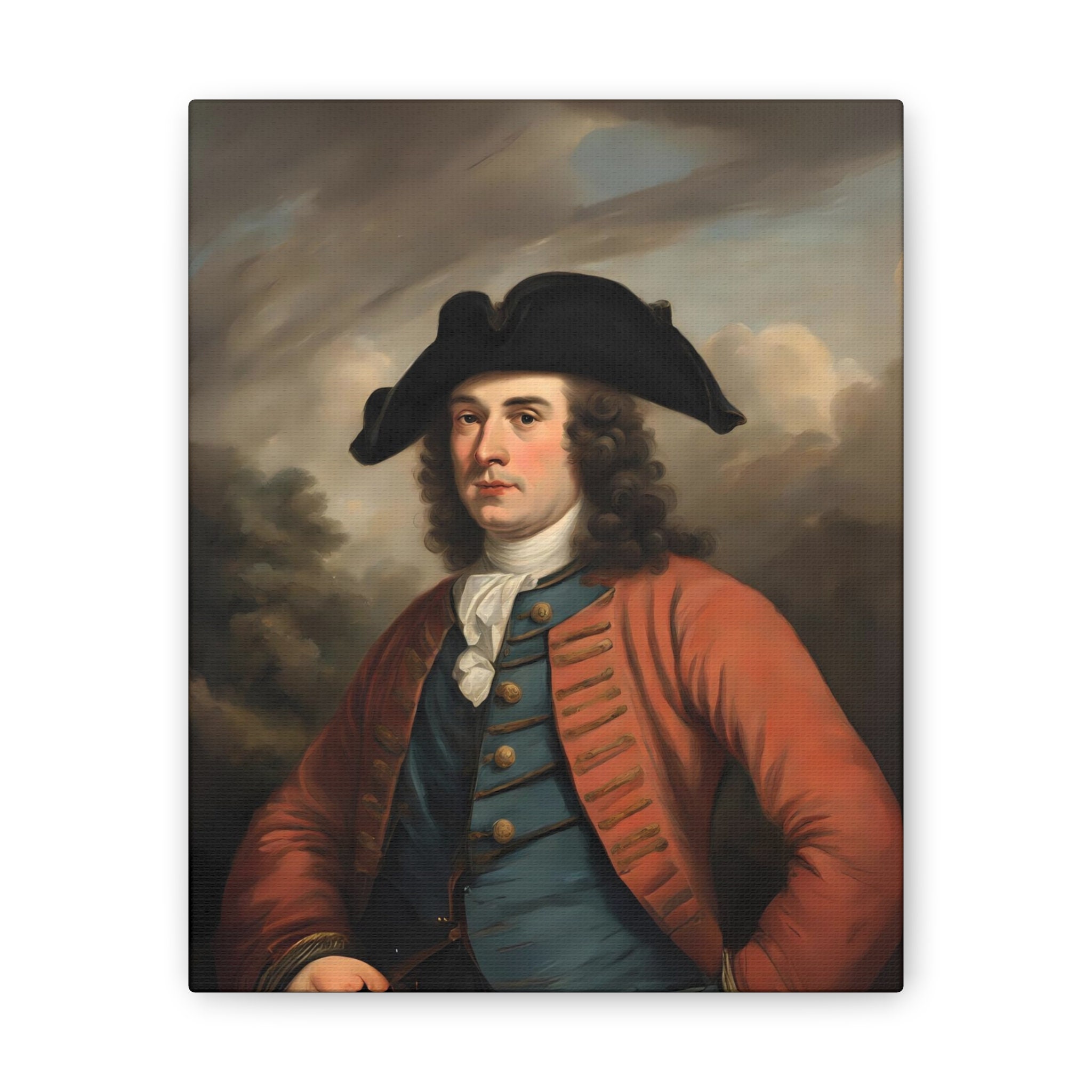 1700s Scottish Man Baroque Painting Painting Print on Canvas, Perfect ...