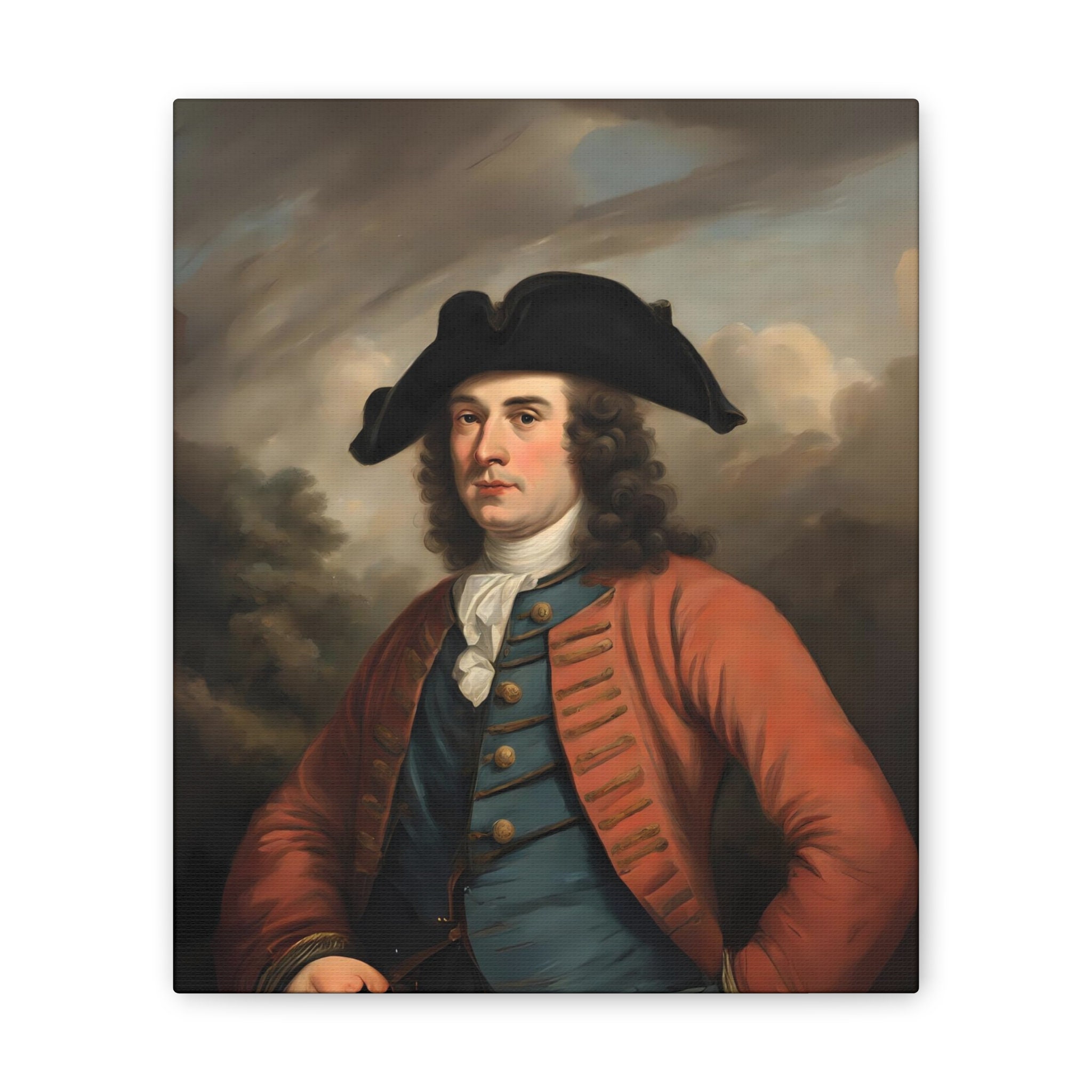 1700s Scottish Man Baroque Painting Painting Print on Canvas, Perfect ...