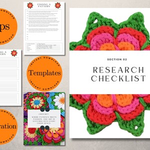 PRINTABLE Crochet Projects Planner for Small Businesses | Editable ...